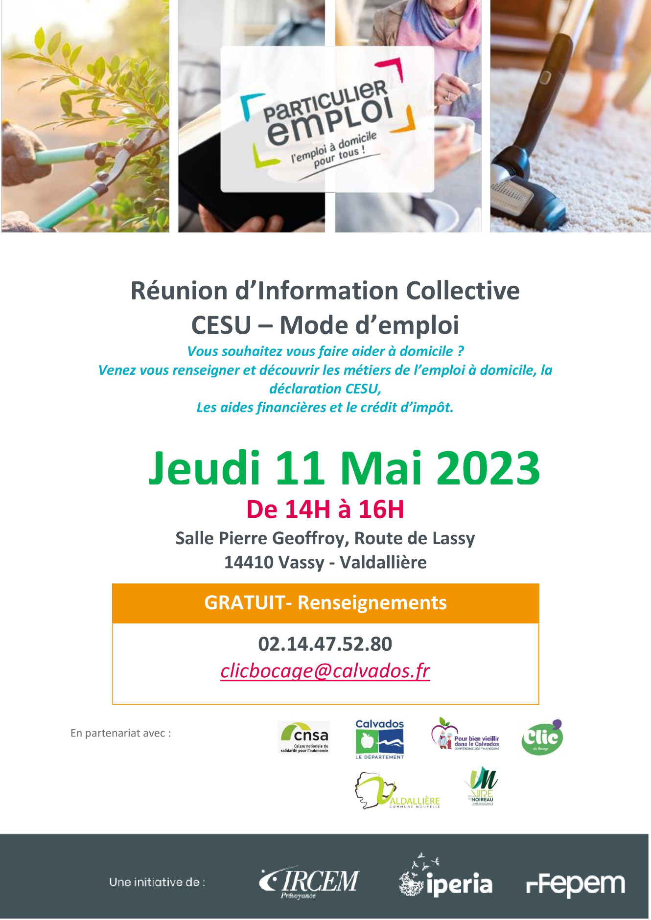 Réunion d’Information Collective CESU - Valdallière Valdallière